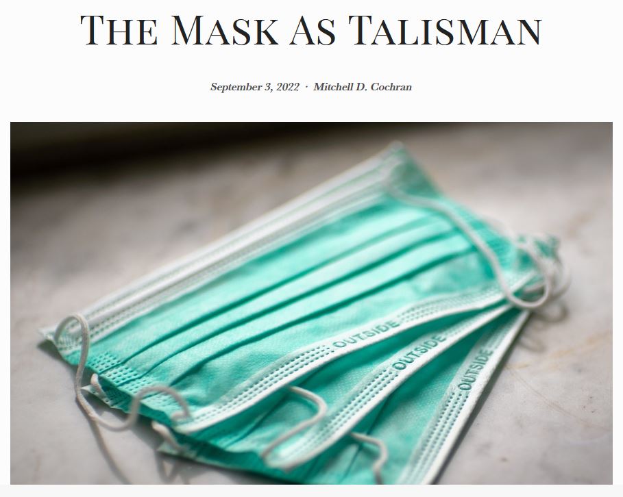 Evidence of Facemasks Functioning as Talismans to Relieve Fear and ...