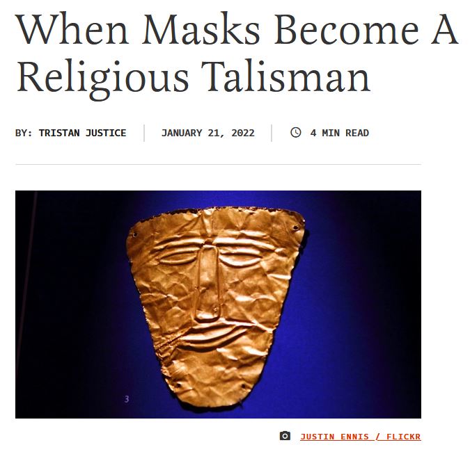 Evidence of Facemasks Functioning as Talismans to Relieve Fear and ...